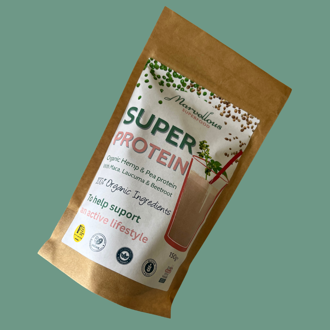 Organic Super Protein Powder for plant-based protein shakes ...